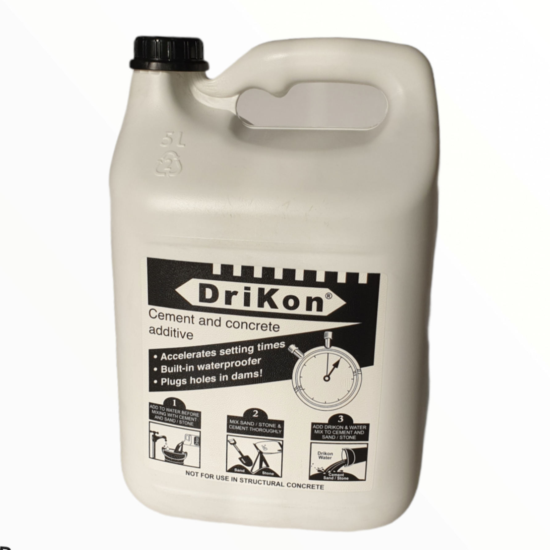 Drikon Concrete Curing Accelerator 5L – Hall's Retail