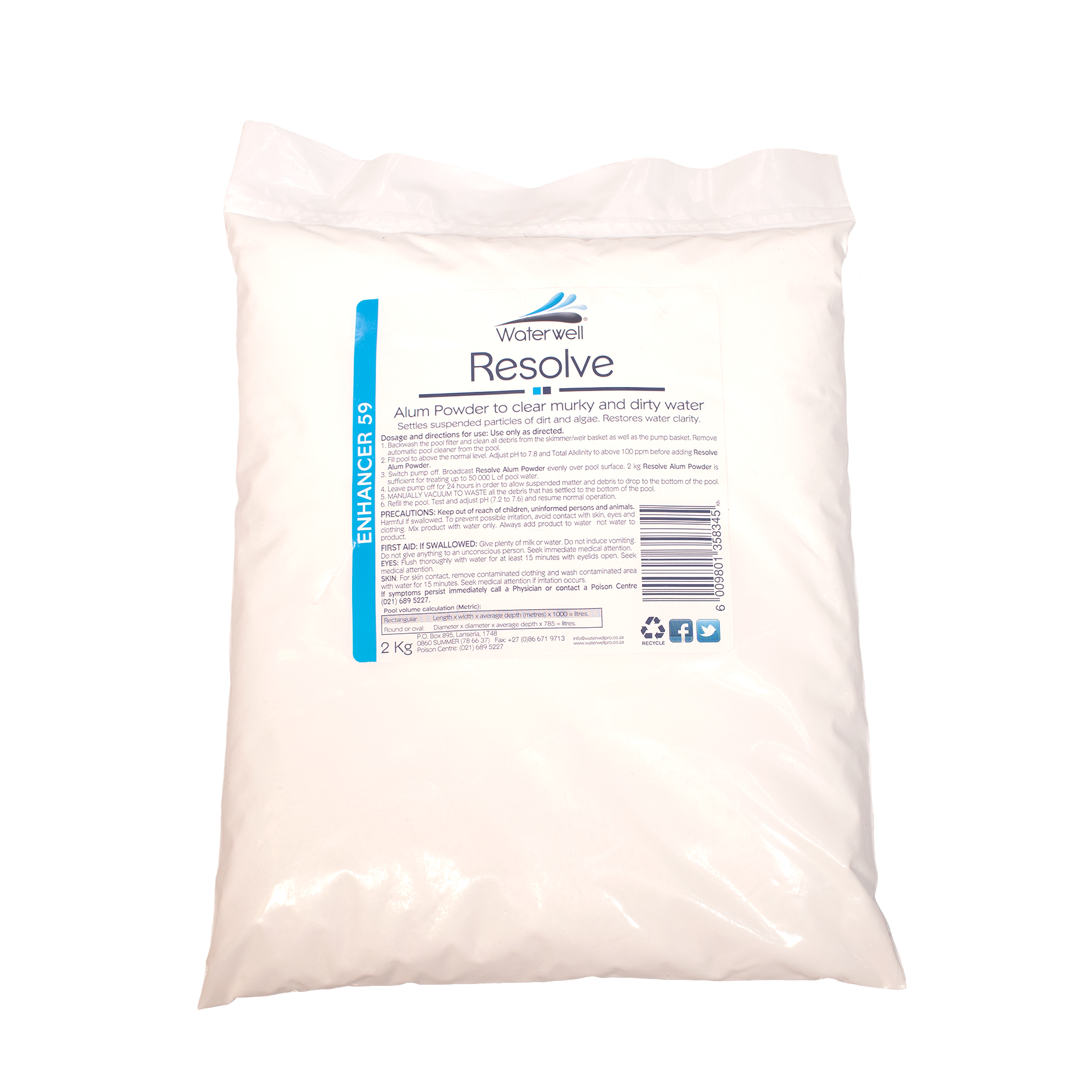 Resolve Alum Powder 2Kg – Hall's Retail